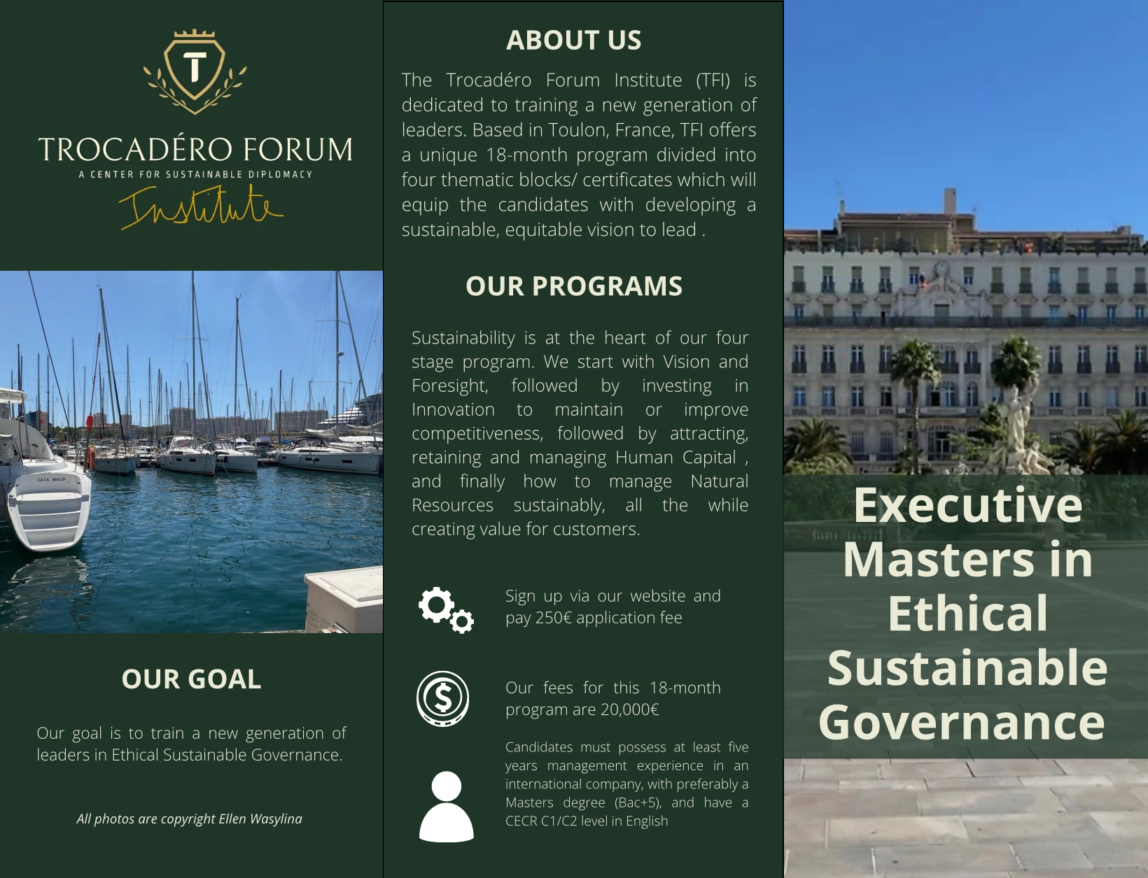 Applications now open – Trocadéro Forum Institute (TFI)