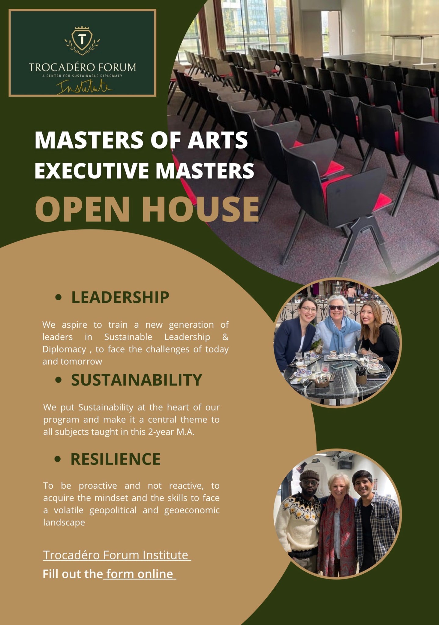 Virtual Open House – Trocadéro Forum Institute (TFI)